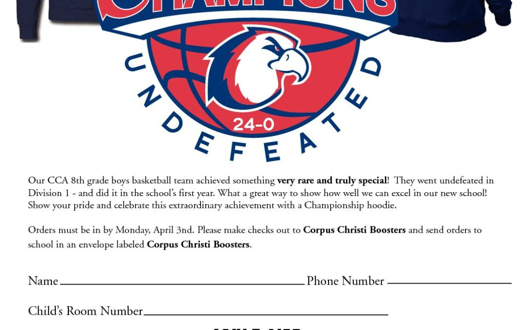 2017_CCA_Basketball_Champs | Corpus Christi Academy